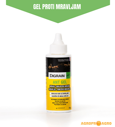Insekticid Digrain Ant gel učinkovita vaba proti mravljam