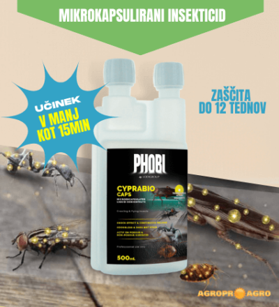Insekticid phobi cyprabio caps proti plazečim in letečim insektom